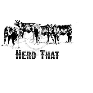 Herd That Svg Pdf Jpeg | Etsy