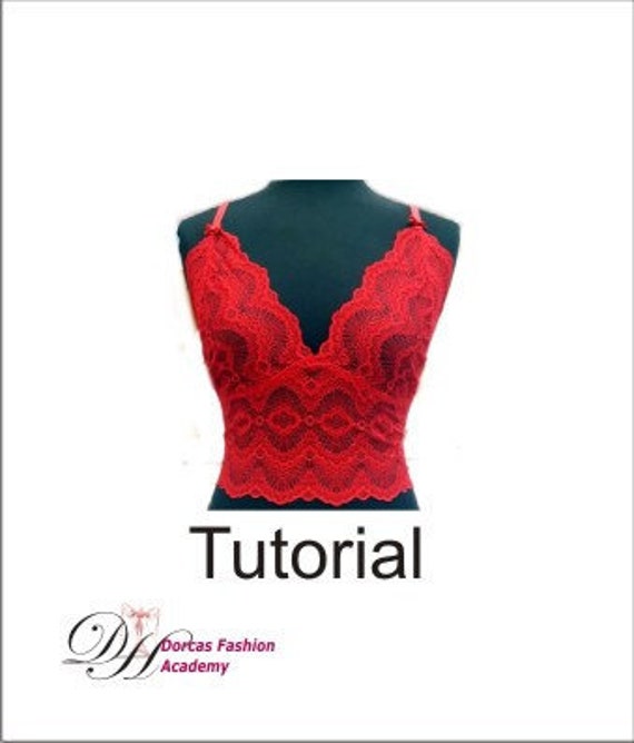 Bralette Sewing Pdf Pattern and Tutorial - Etsy