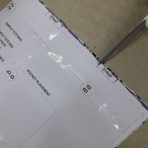 SIMPLE TOTE BAG Sewing Pdf Pattern and Instructions - Etsy