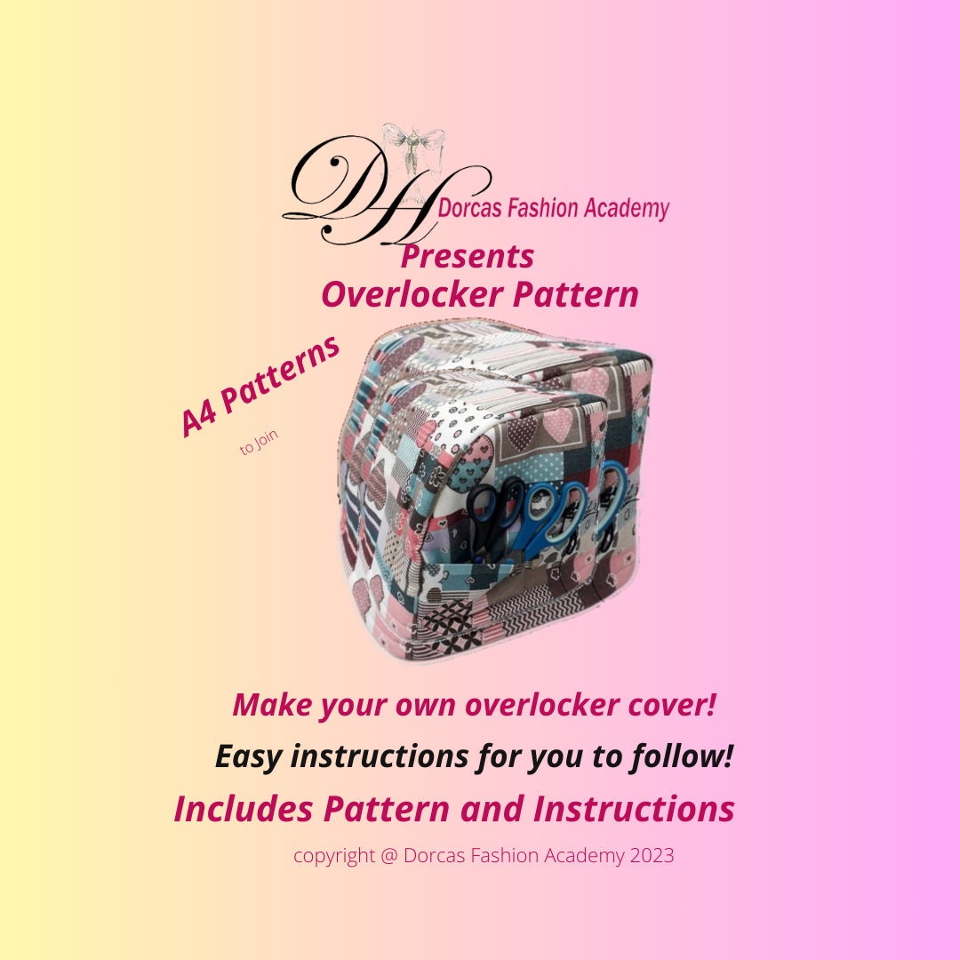 Overlocker/serger Cover, Sewing PDF Pattern and Tutorial - Etsy
