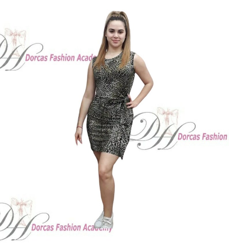 Ladies Side Tie Dress Sewing Pdf Pattern and Tutorial XXS to XXL - Etsy
