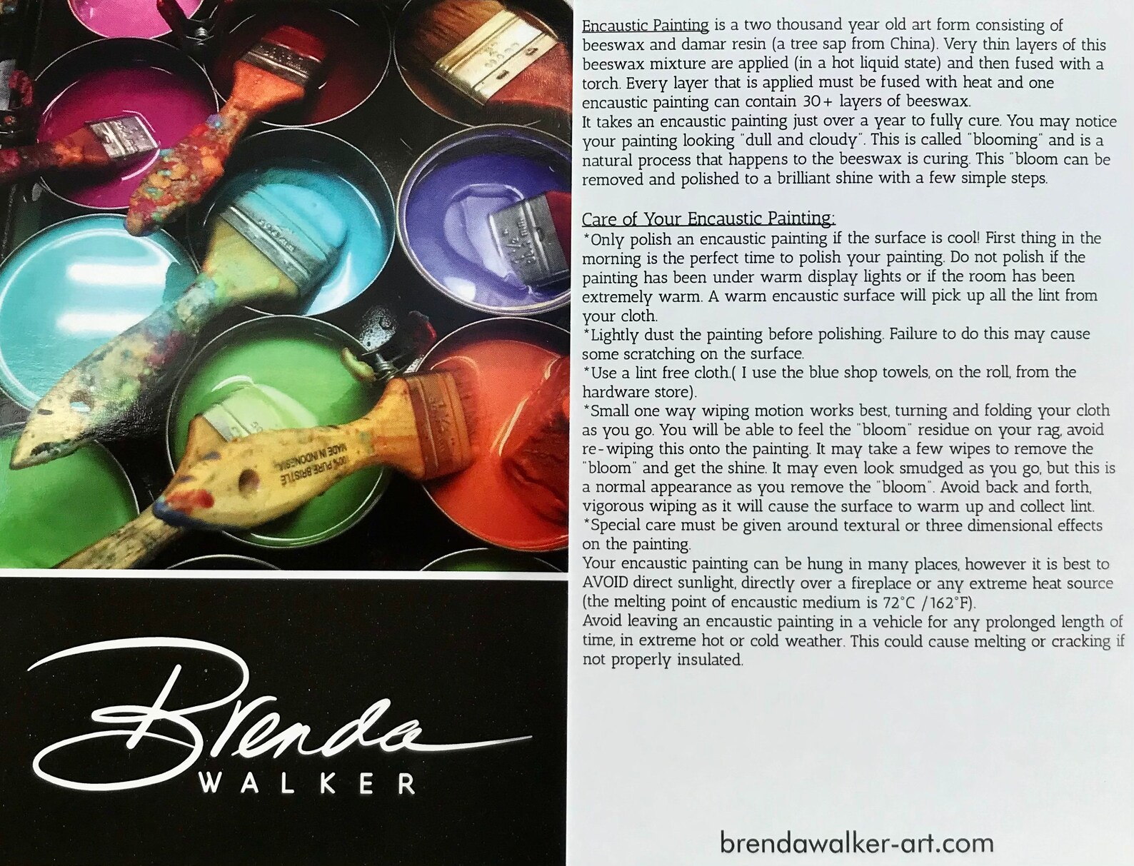 Brenda Walker Original Encaustic Bee Painting Encaustic - Etsy