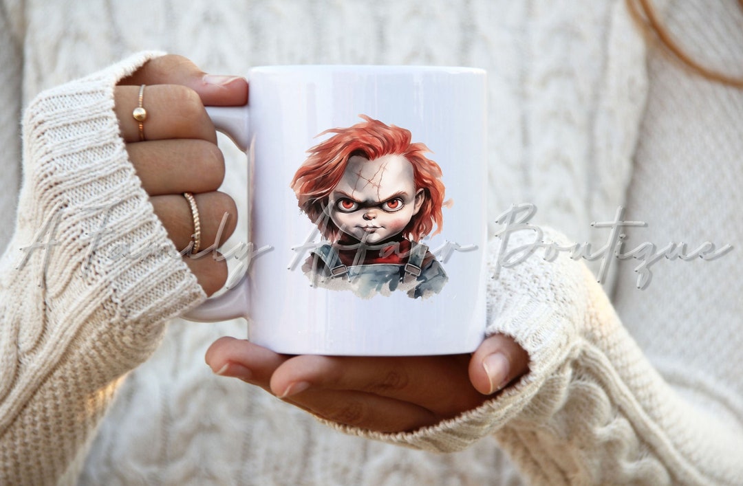 Chucky, Chucky Mug, Horror Icon, Horror Movie Inspired, Coffee Mug, 15 ...