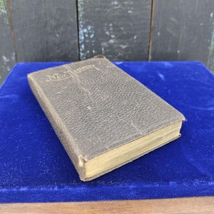 Antique Leather Pocket-size New Testament, Small Bible, Bible ...