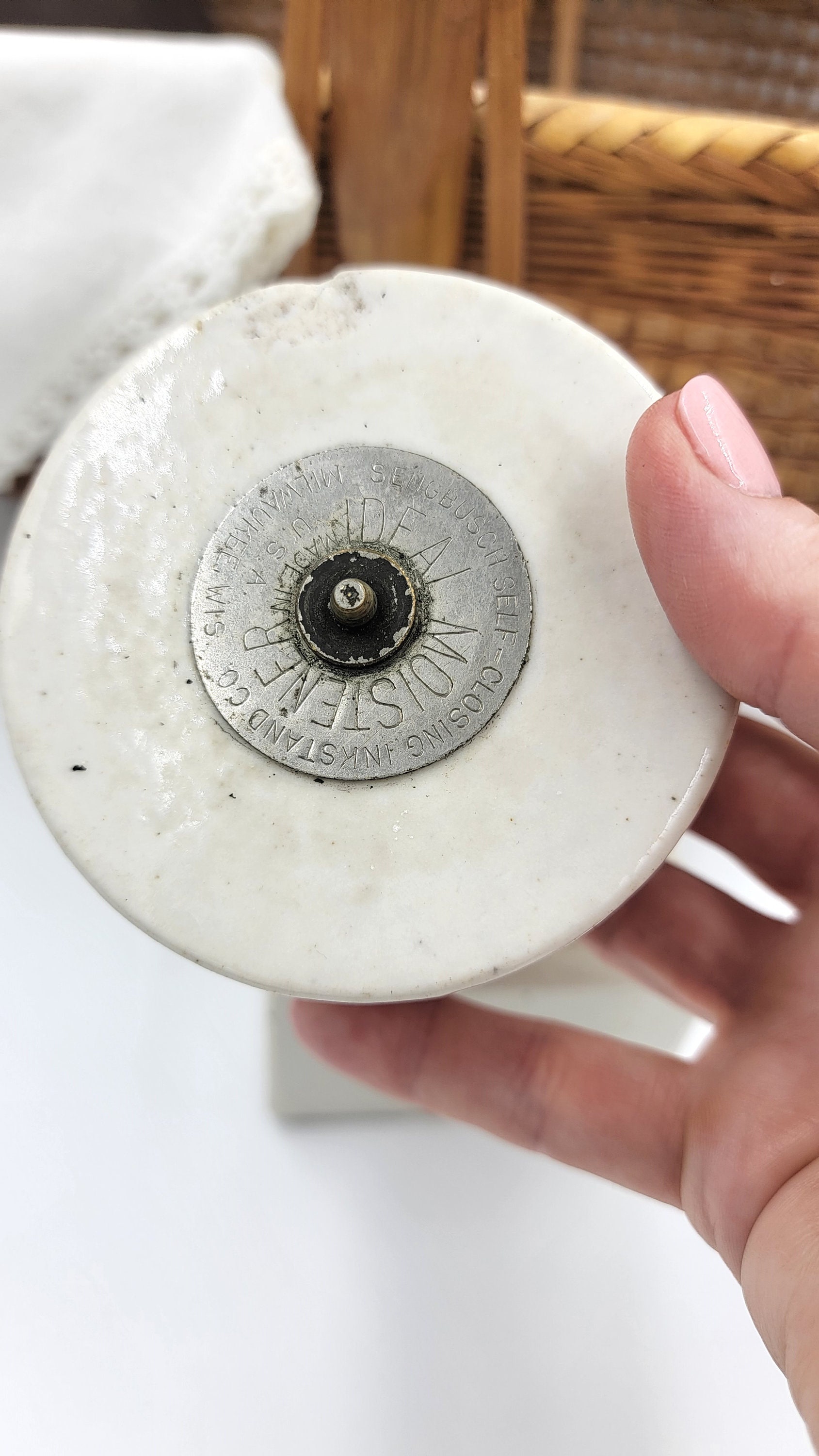 Large White Ideal Letter Moistener Sengbusch Made in USA - Etsy