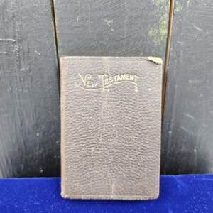Antique Leather Pocket-size New Testament, Small Bible, Bible ...