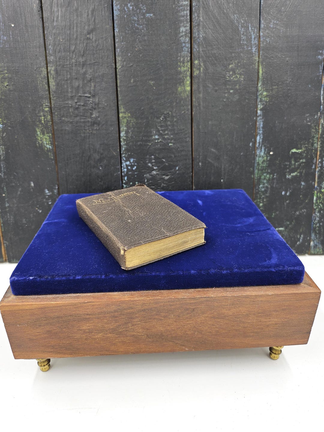 Antique Leather Pocket-size New Testament, Small Bible, Bible ...