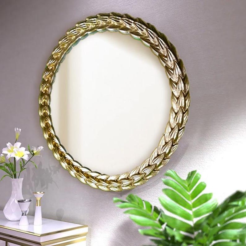 Ornate Wall Mount Mirror Contemporary Wall Mirrors Decorative, Dragon ...