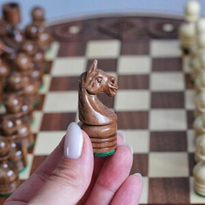 Round Chess Board, Wooden Chess Board Set Сhess Table Board With ...