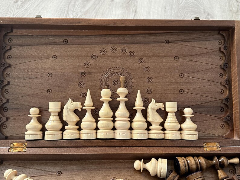 Modern Chess Wood Boards, Luxury Chess Sets With Storage, Large Chess ...