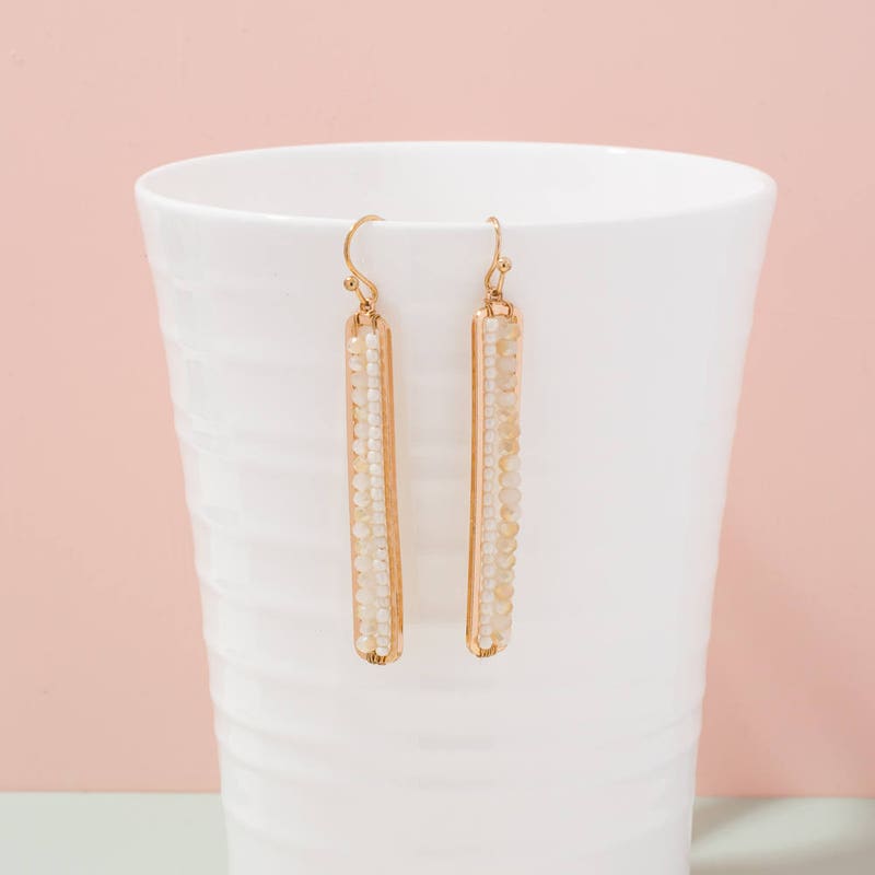 Vertical Bar Earring - Etsy