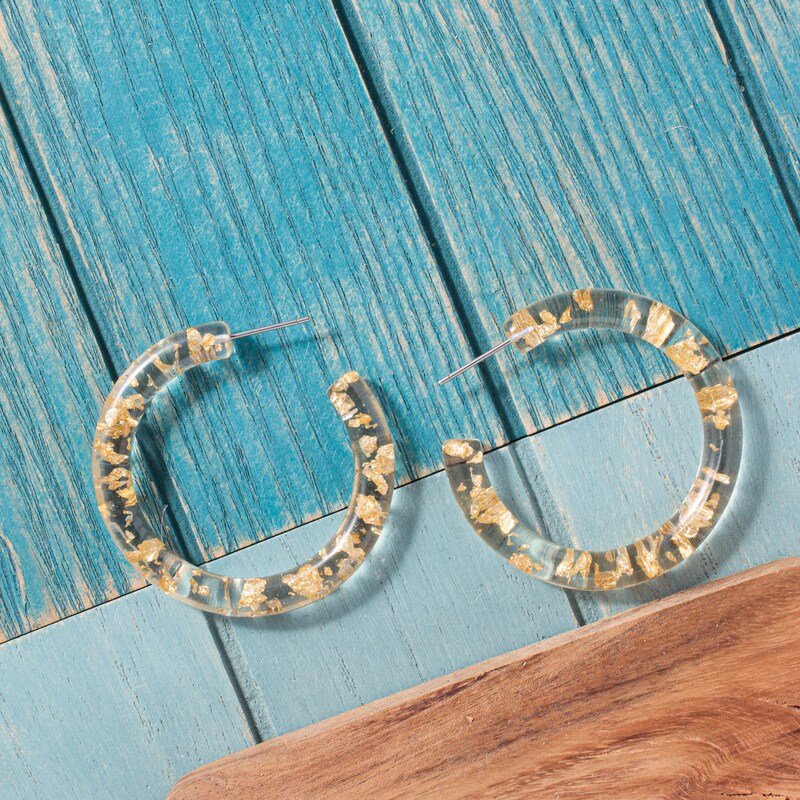 Gold Flake Resin - Etsy