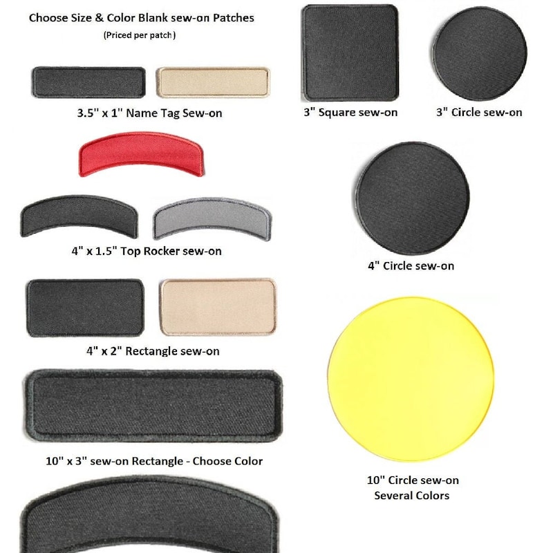 Blanks for Patches - Etsy