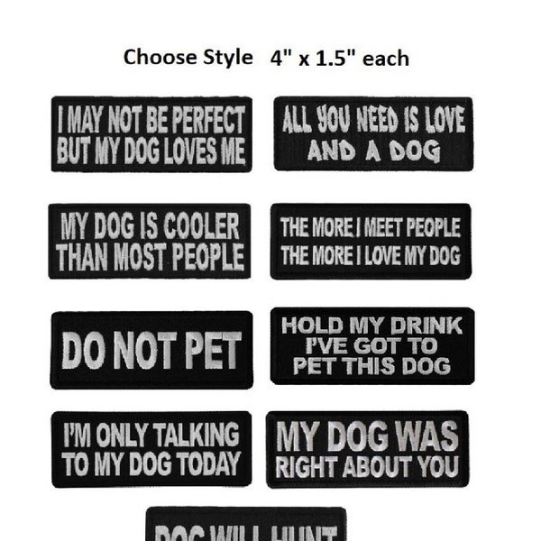 Dog Patches Funny - Etsy