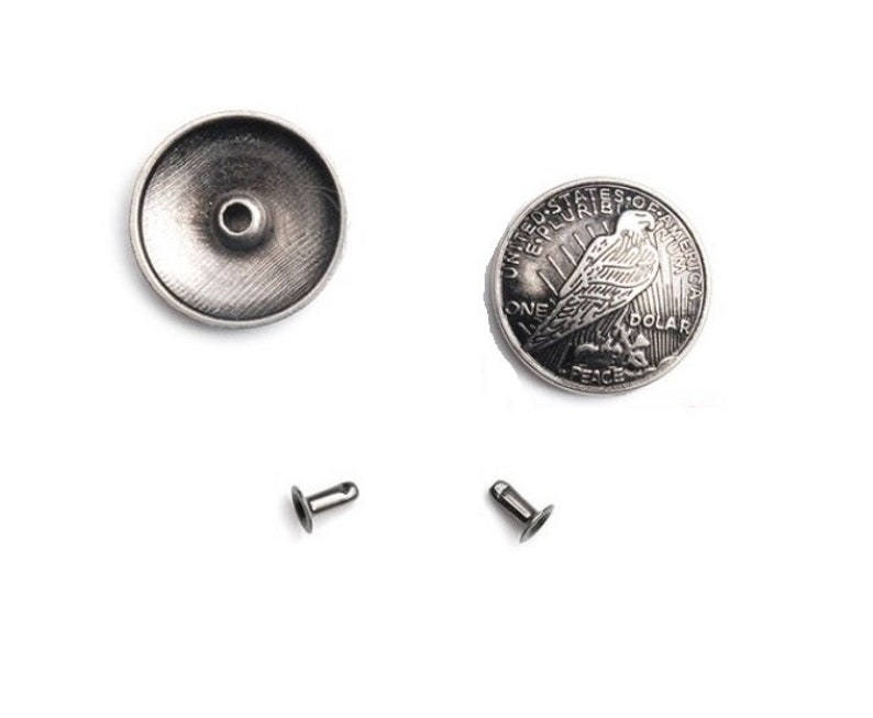 CHOOSE STYLE Pack of 5 Metal Rivet Studs for Crafts, Belts, Purses ...