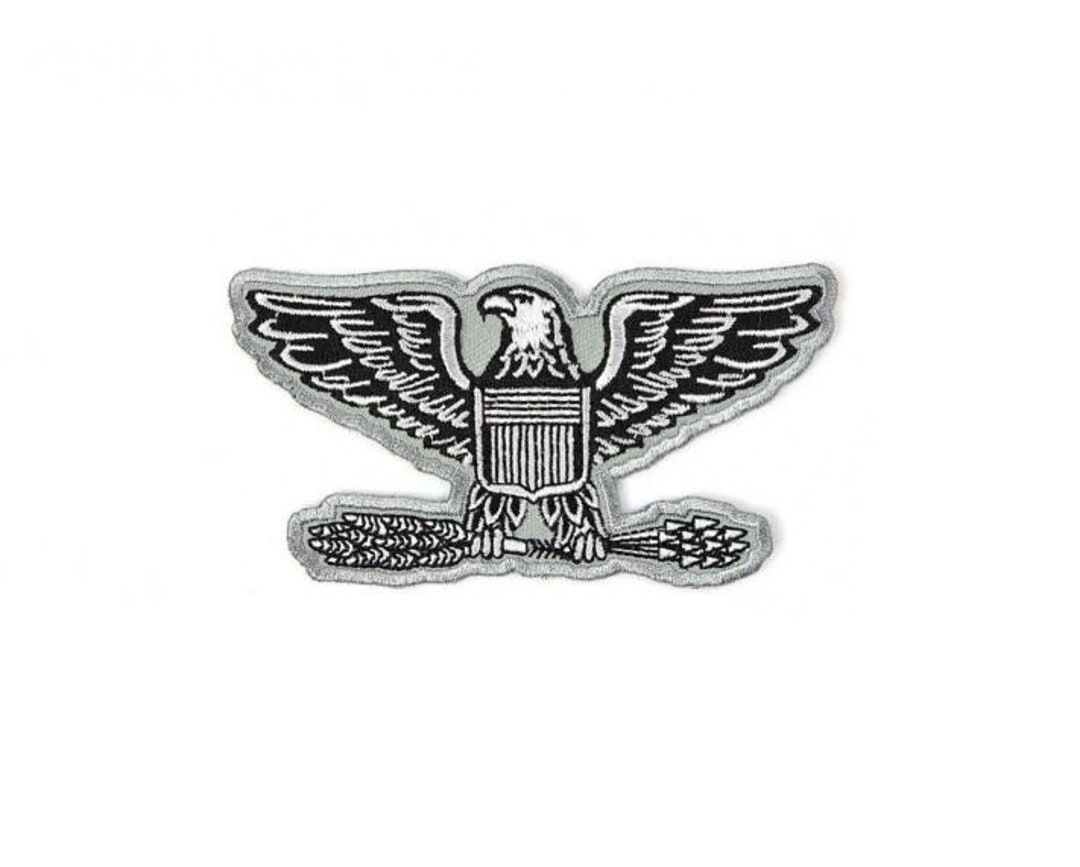 COLONEL EAGLE INSIGNIA 4" X 2-1/8" Iron on Patch (5772) Military ...