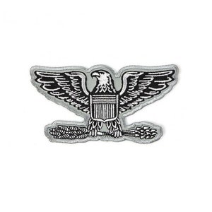 COLONEL EAGLE INSIGNIA 4" X 2-1/8" Iron on Patch (5772) Military ...