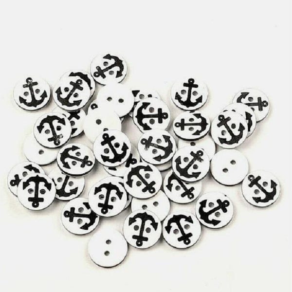 Nautical Buttons - Etsy
