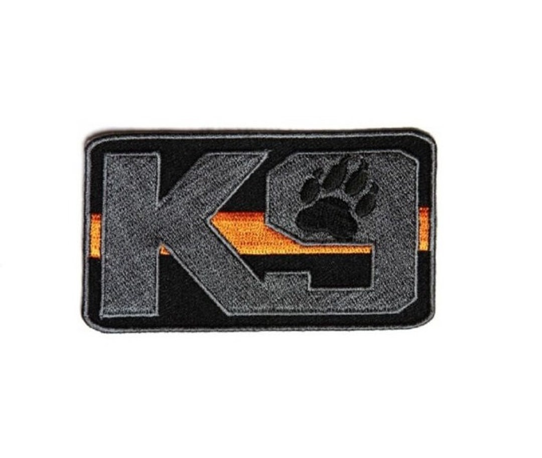 THIN ORANGE LINE K9 Search & Rescue 3.5" X 2" Iron on Patch (4603) (F5) - Etsy