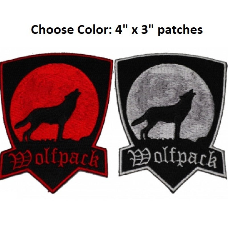Wolf Patch - Etsy
