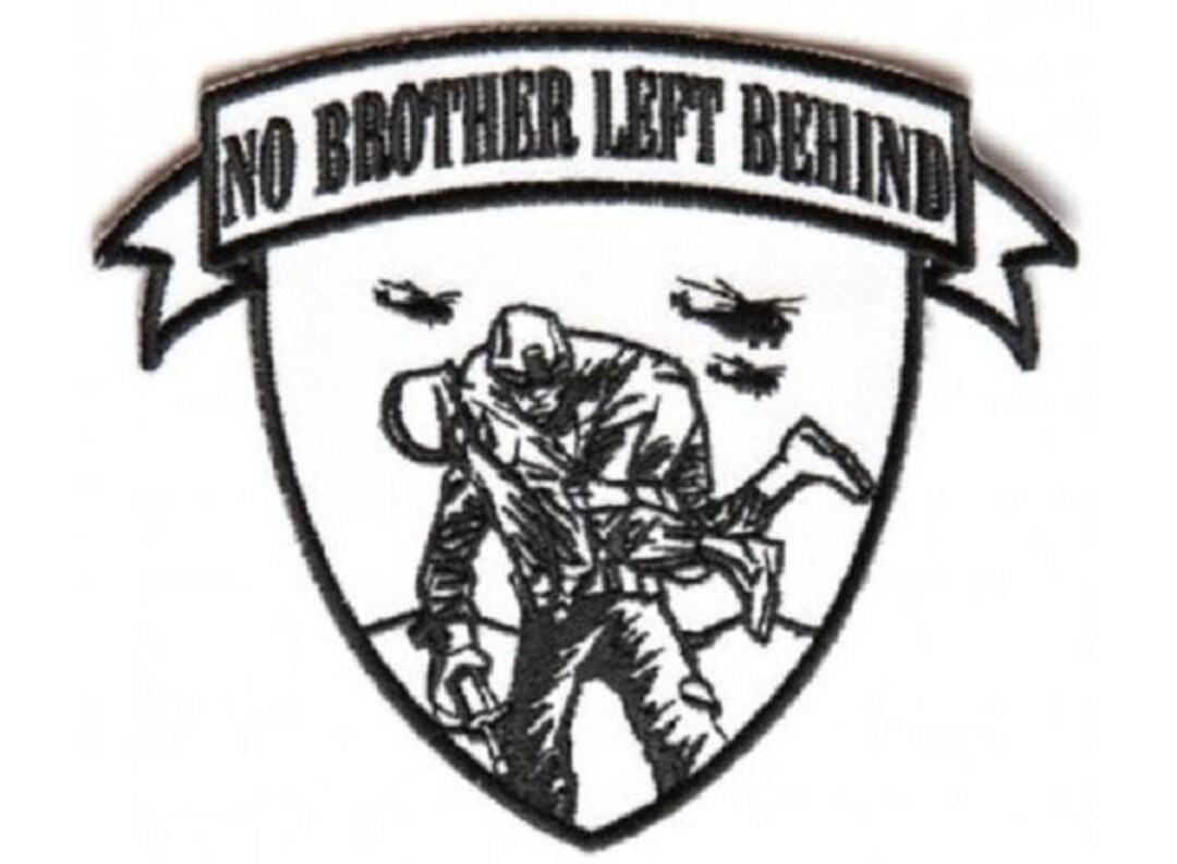 NO BROTHER Left Behind Military 4.5" X 3.5" Iron on Patch (4379 ...