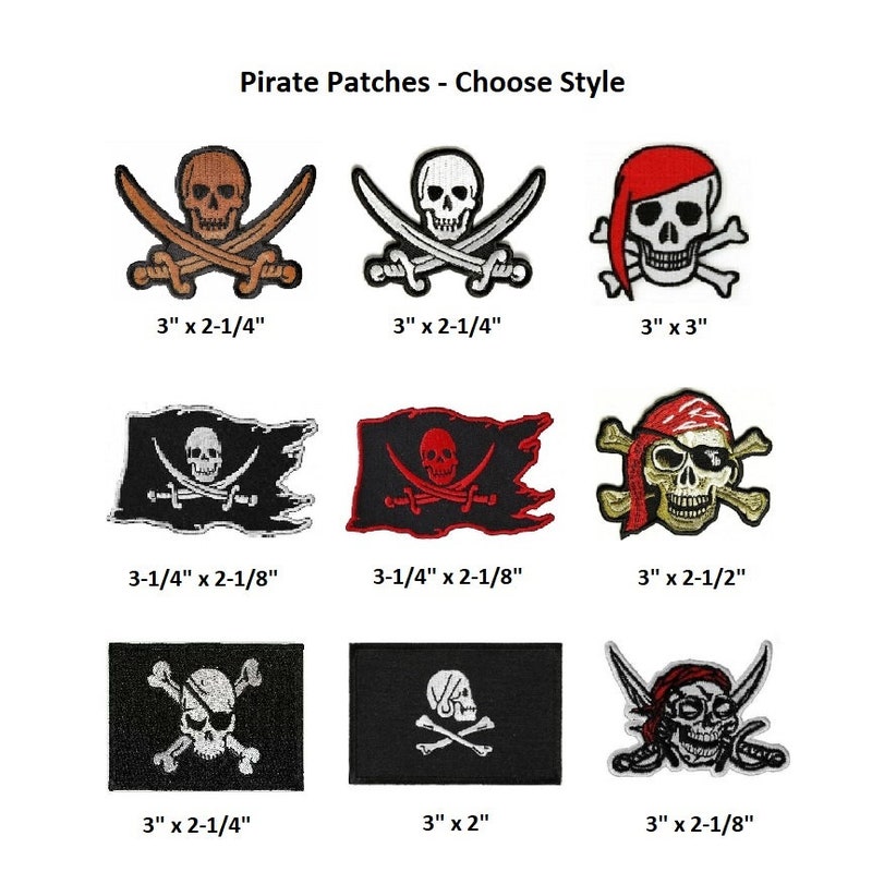 Pirate Patch - Etsy