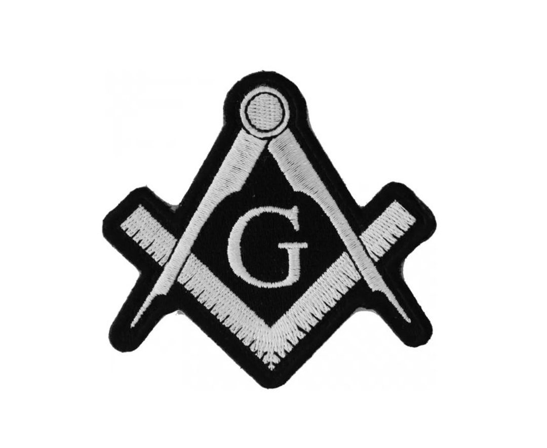 Die-cut MASON SYMBOL Sign 3" X 2.75" Iron on Patch (5552) (G17) - Etsy