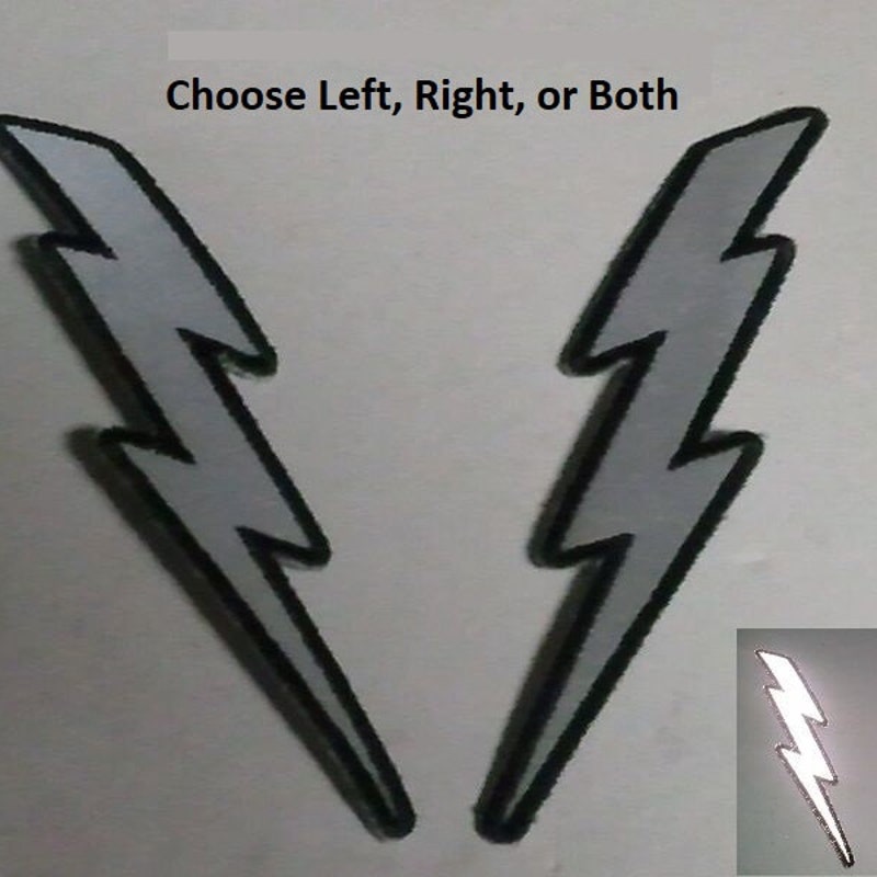 Lightning Bolt Patch - Etsy