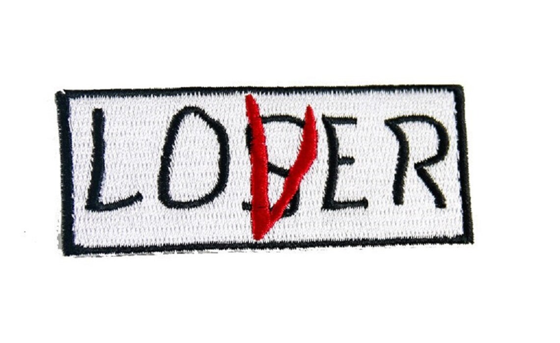 LOVER LOSER 2-7/8" X 1-1/8" Iron on Patch (A45) Biker - Etsy