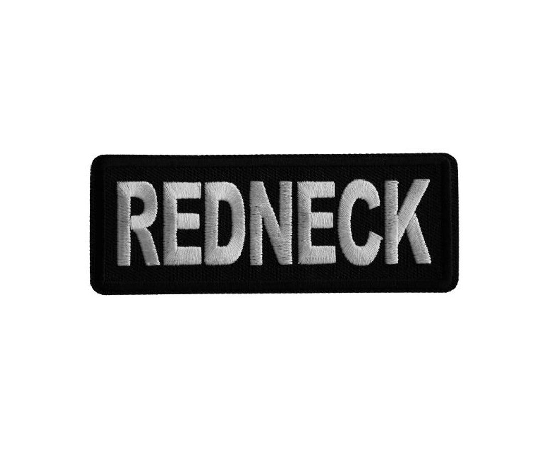 REDNECK 4" X 1.5" Funny Iron on Patch (7181) (G35) - Etsy