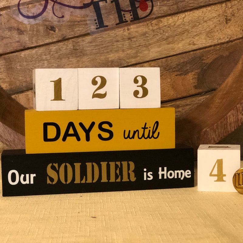 Countdown Blocks - Etsy