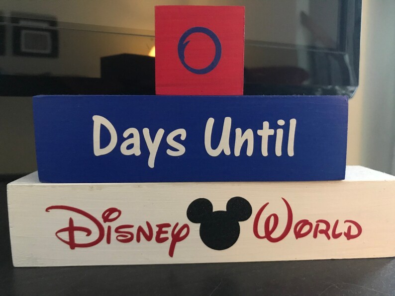 Disney Countdown Blocks - Etsy