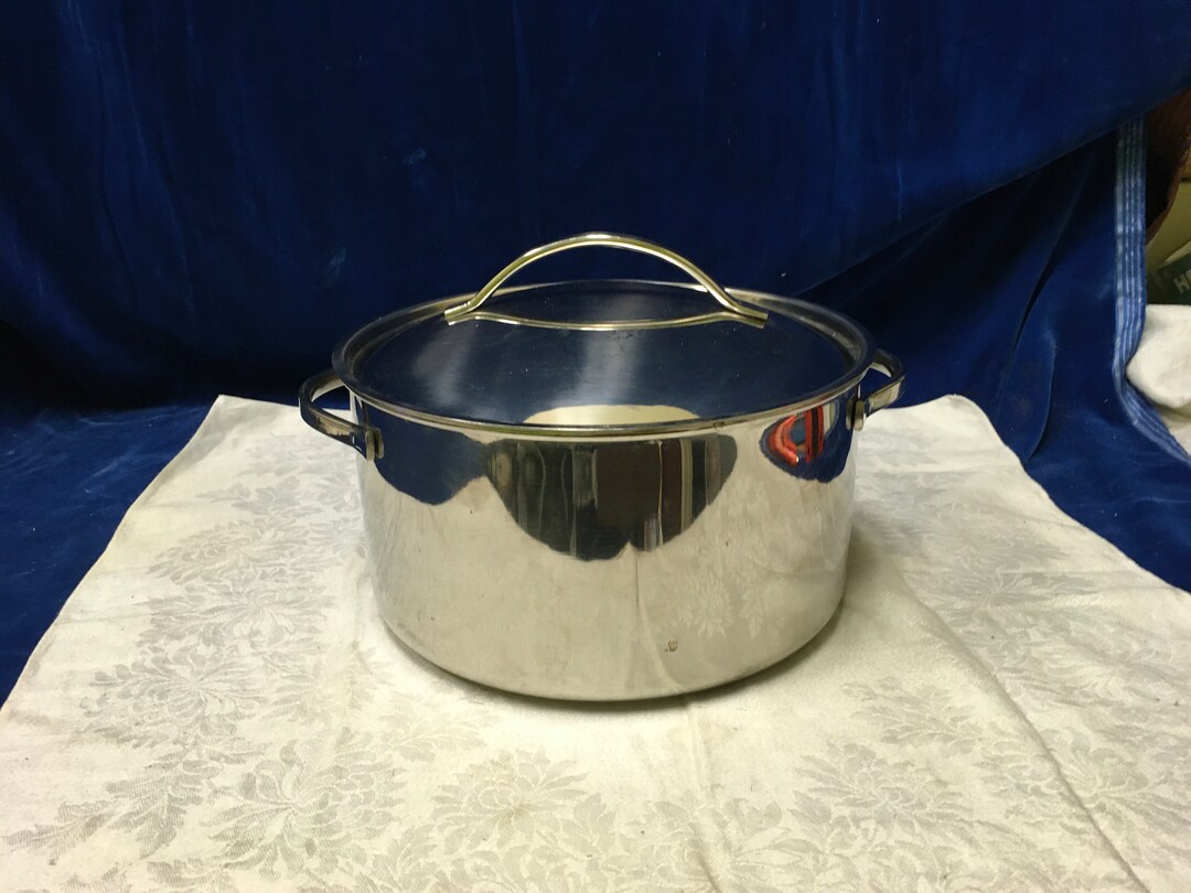 Tivoli Plus 18/10 Stainless Steel Stock Pot With Lid. - Etsy