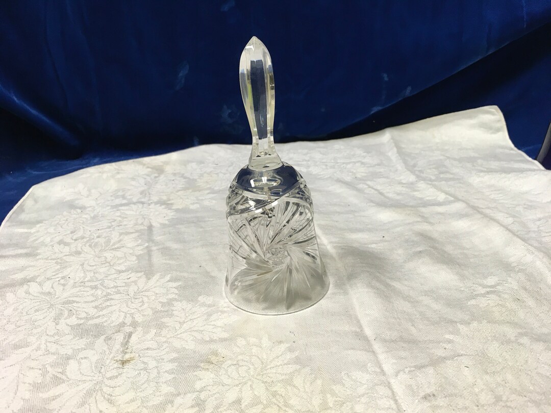 Vintage Cazlor Hand Cut 24% Lead Crystal Hand Held Bell - Poland. - Etsy