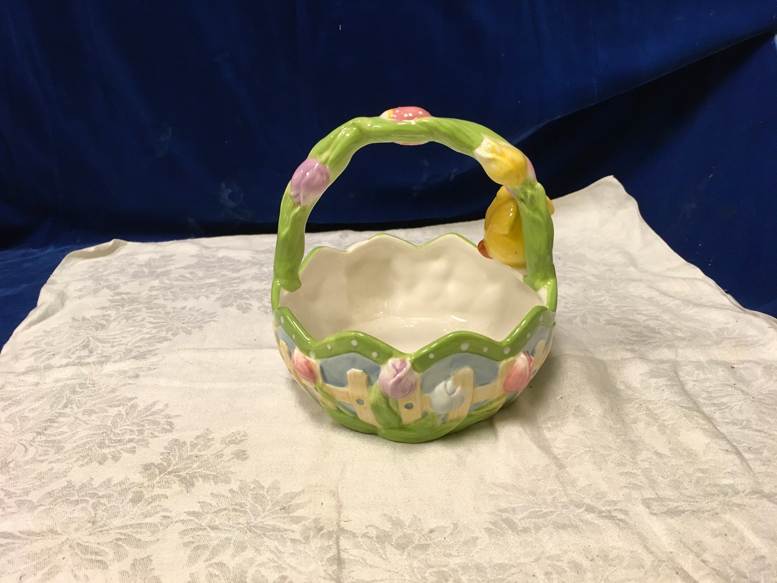 Vintage Chang Song Pottery Easter Basket. - Etsy