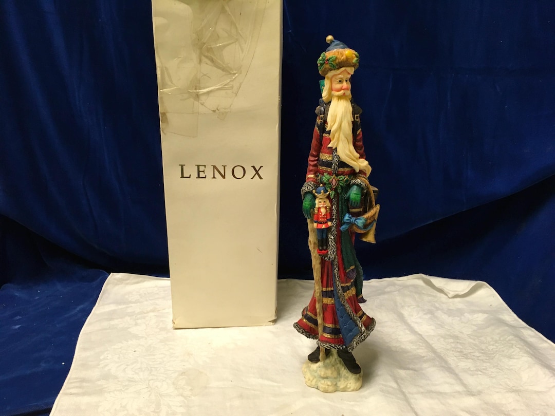 Vintage Lenox Pencil Nutcracker Santa - 2000 - in Original Box. - Etsy