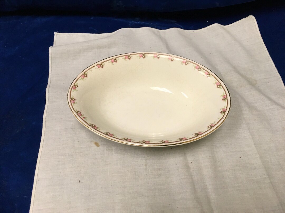 Vintage Stinthal Oval Serving Bowl - Made in China - Etsy