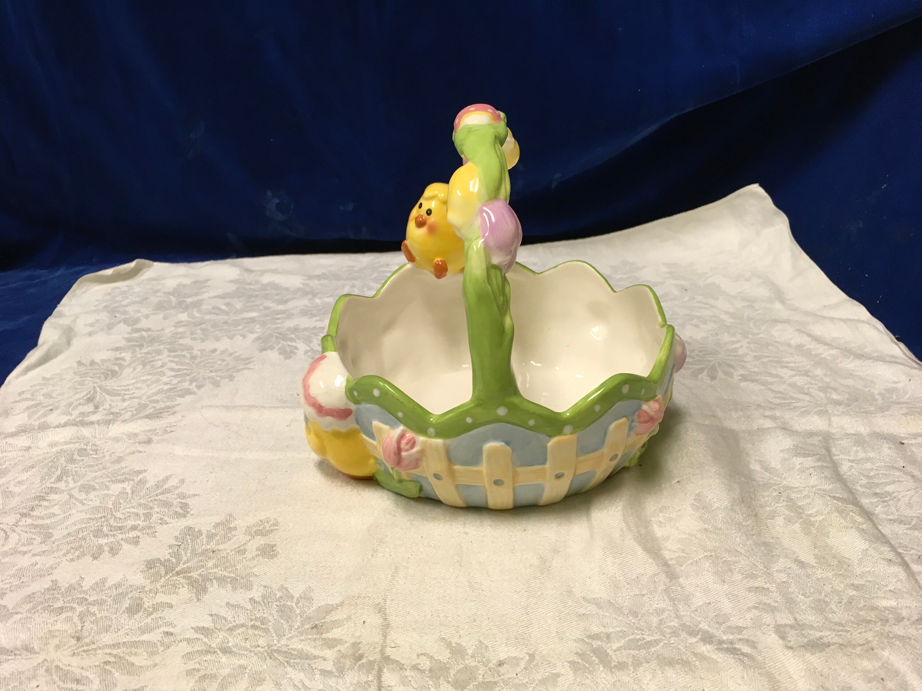 Vintage Chang Song Pottery Easter Basket. - Etsy