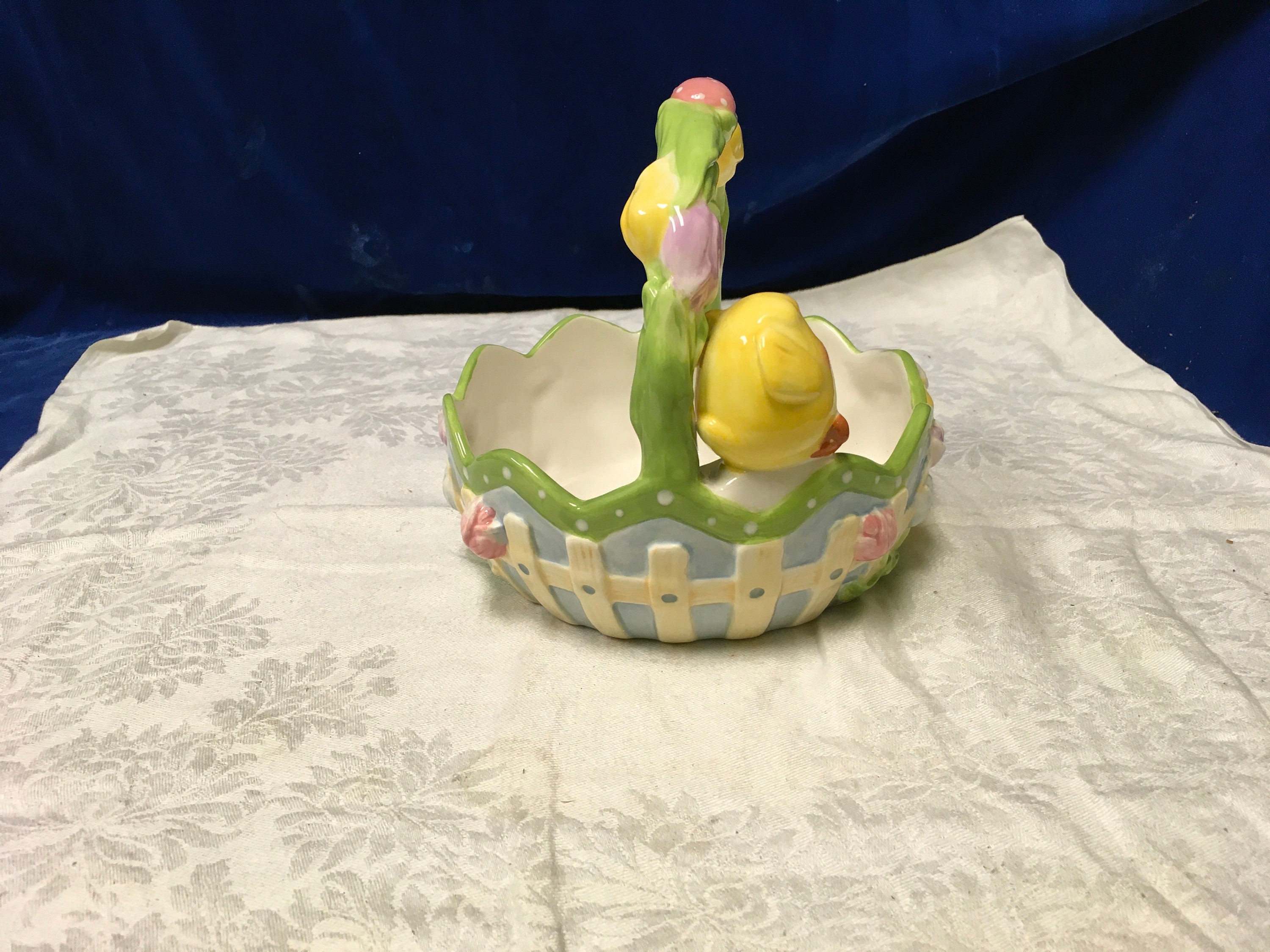 Vintage Chang Song Pottery Easter Basket. - Etsy