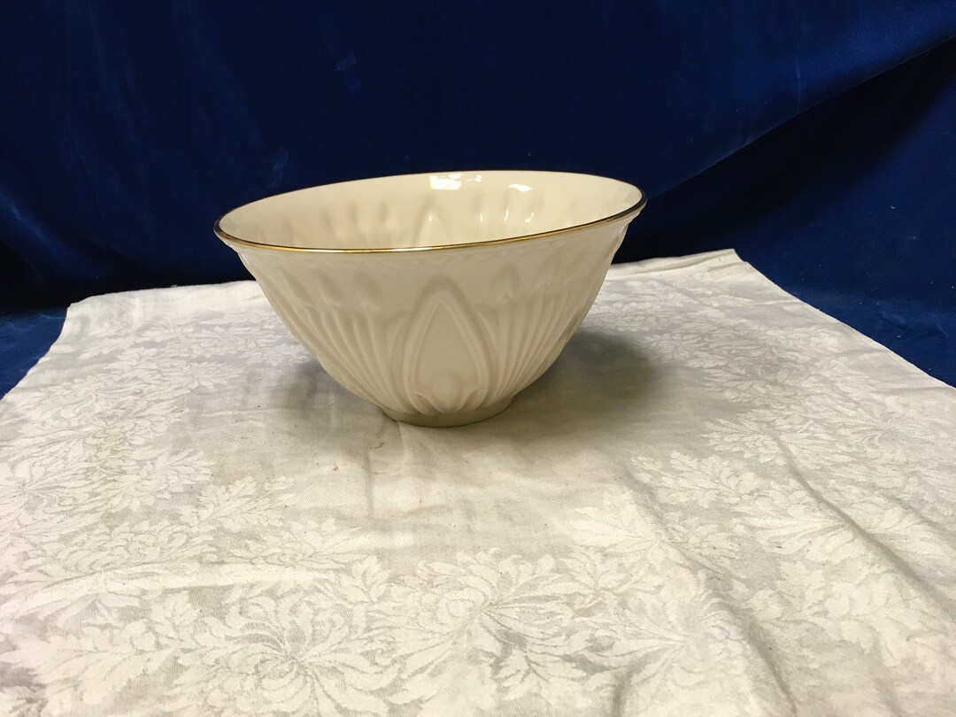 Lenox Porcelain Ivory With Gold Rim Bowl. - Etsy