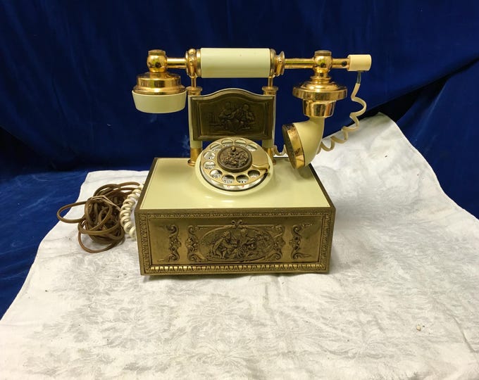 Vintage Deco-tel French Victorian Rotary Telephone - Western Electric ...