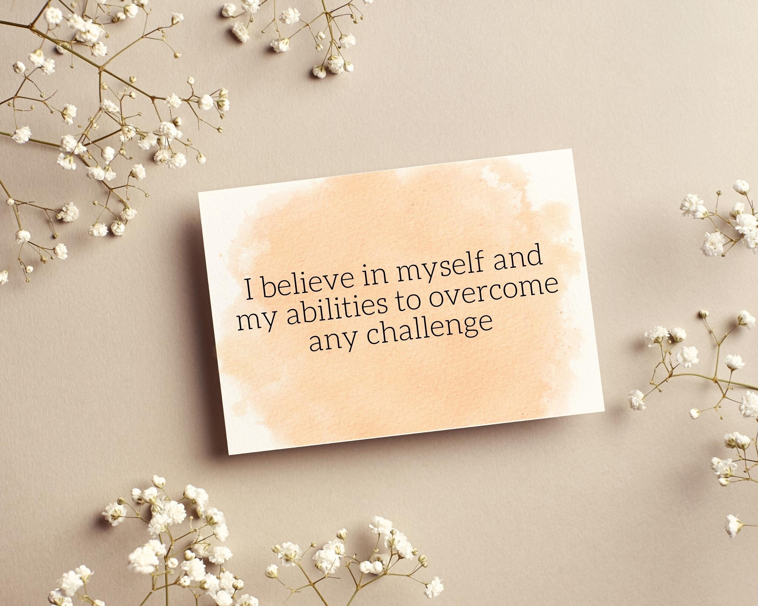 Student Affirmation Cards Instant Download Print at Home - Etsy