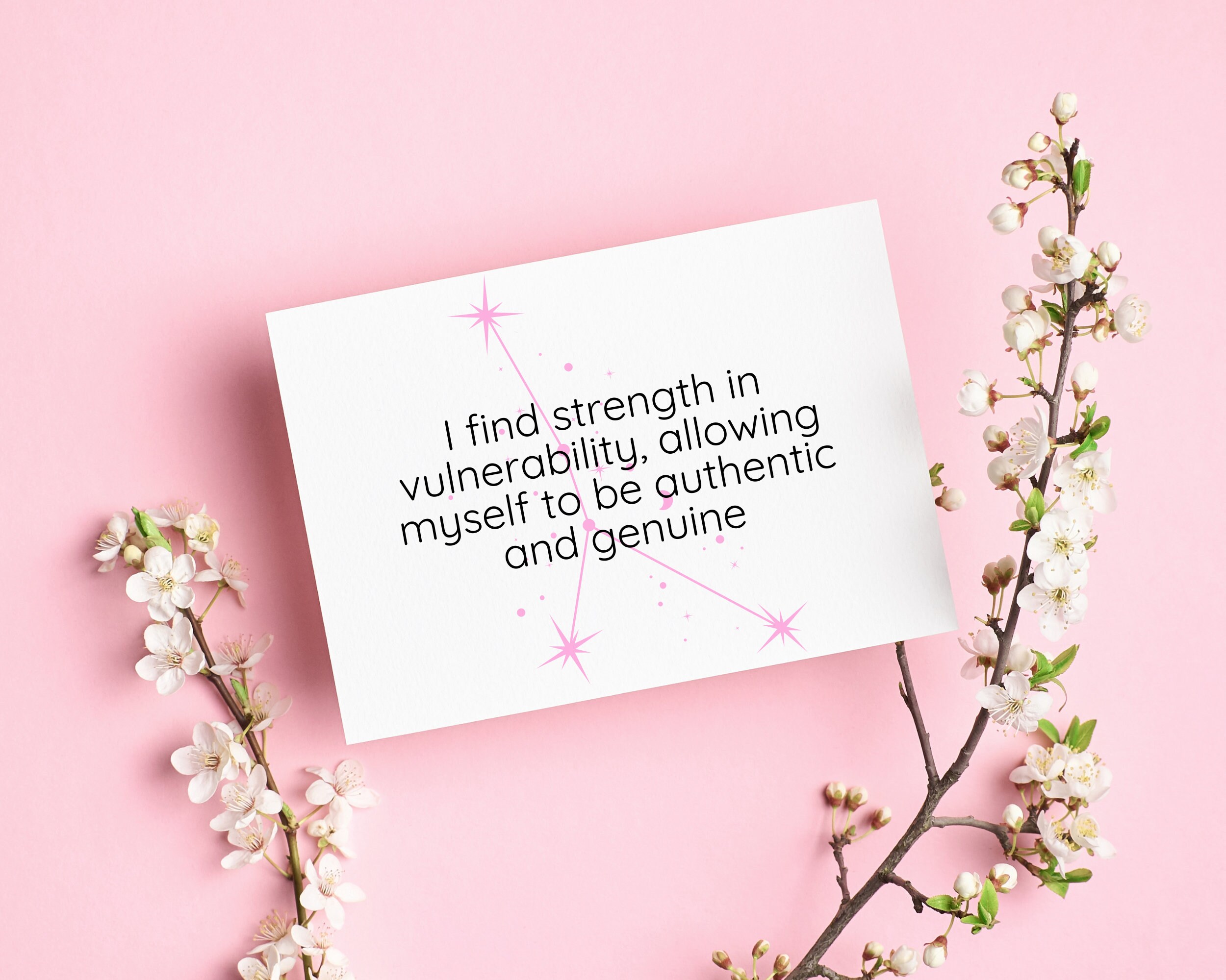 Cancer Zodiac Affirmation Cards Instant Download PDF Print at Home A4 ...