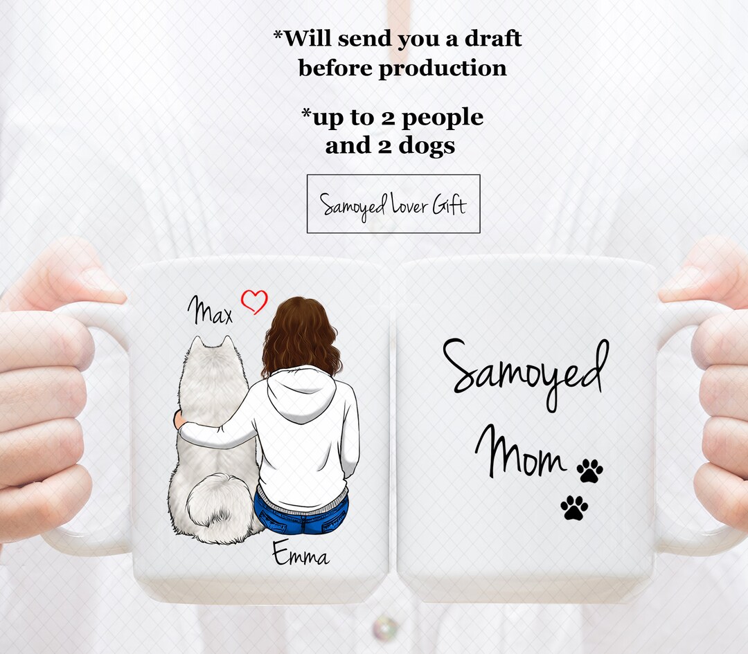 Custom Samoyed Mug, Personalized Dog Lover Gift - Etsy