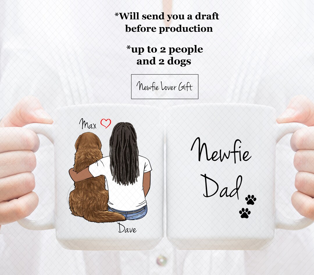 Custom Newfoundland Dog Mug, Newfie Lover Gift - Etsy