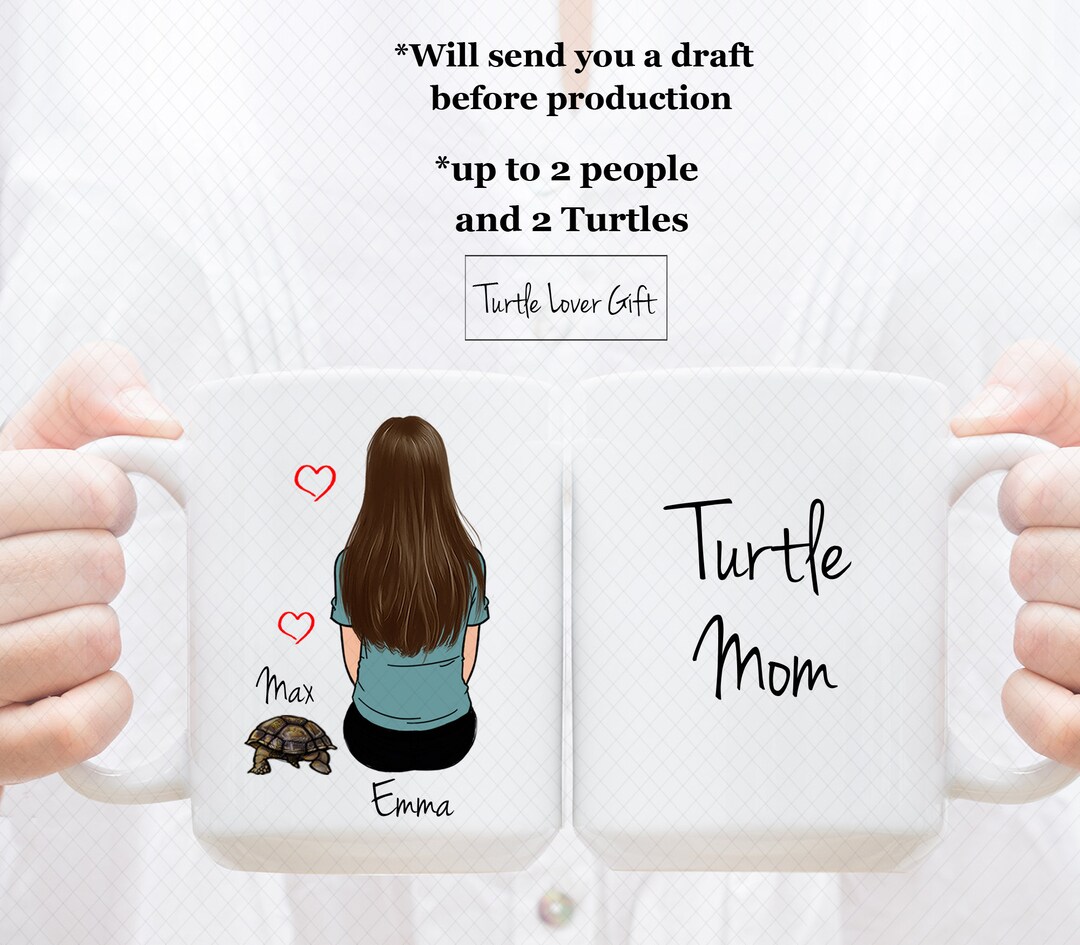 Custom Turtle Mug, Turtle Dad Mug, Turtle Mom Mug, Turtle Lover Mug ...