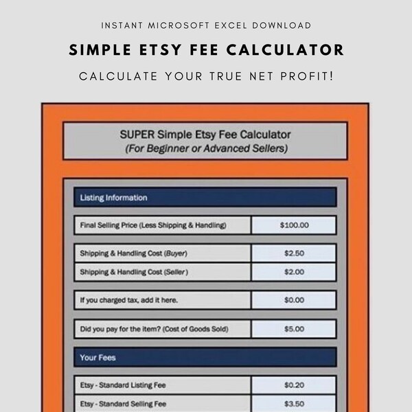 Microsoft Excel - Etsy