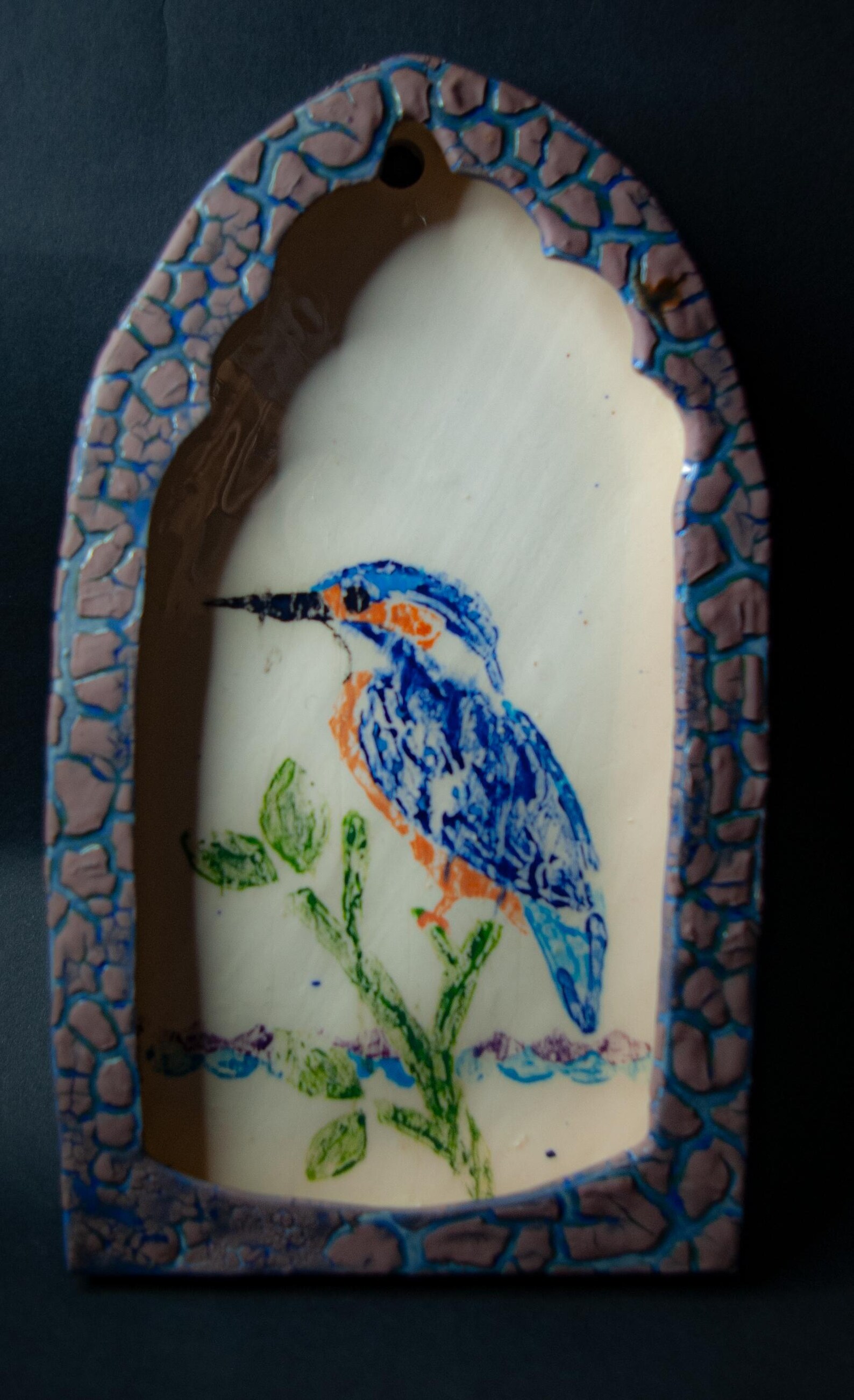 Ceramic Altar Shrine "alcedo Atthis" - Etsy