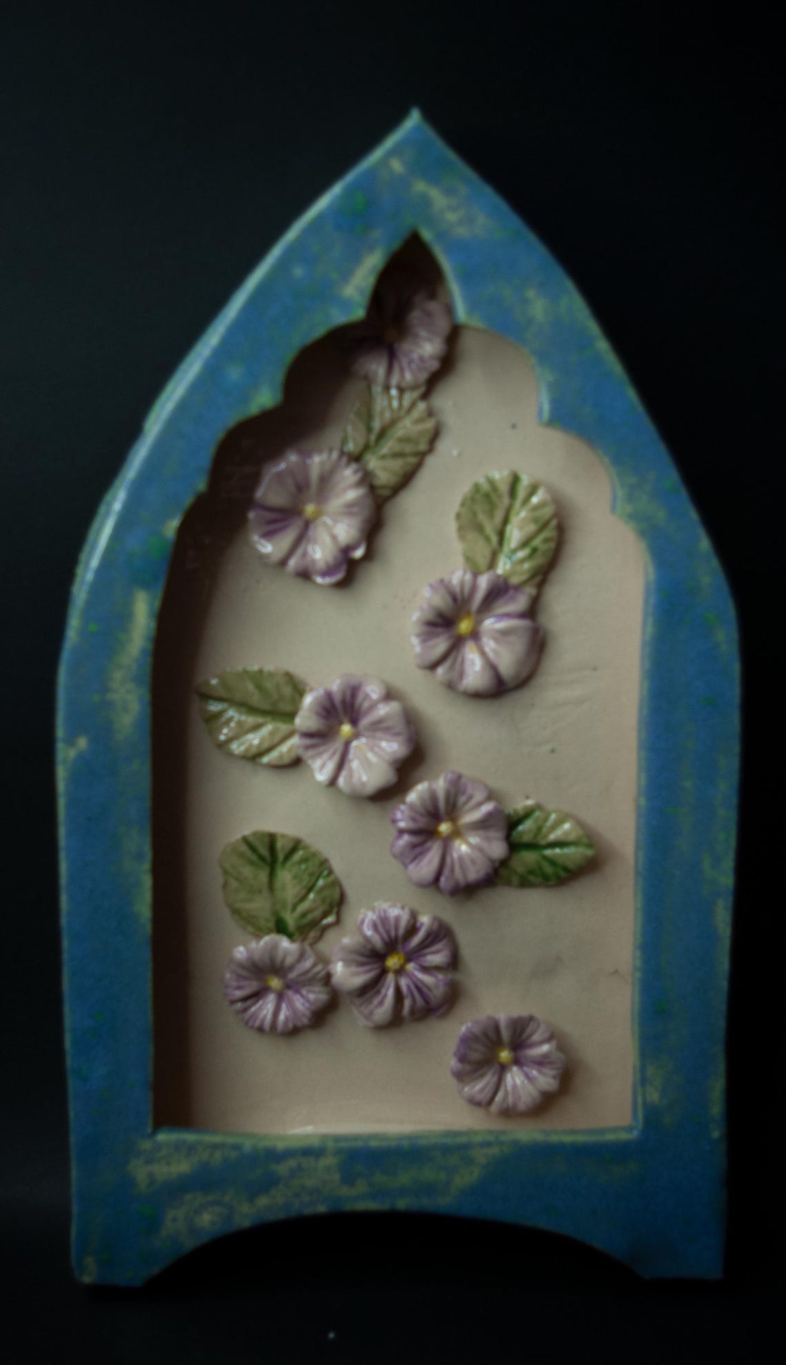 Ceramic Clay Altar Shrine Nicho Wall Hanging Home Clay Altar Hand ...