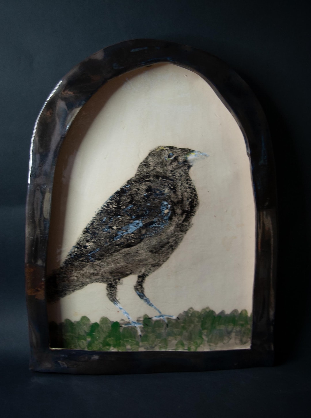 Ceramic Shrine Altar Crow. - Etsy
